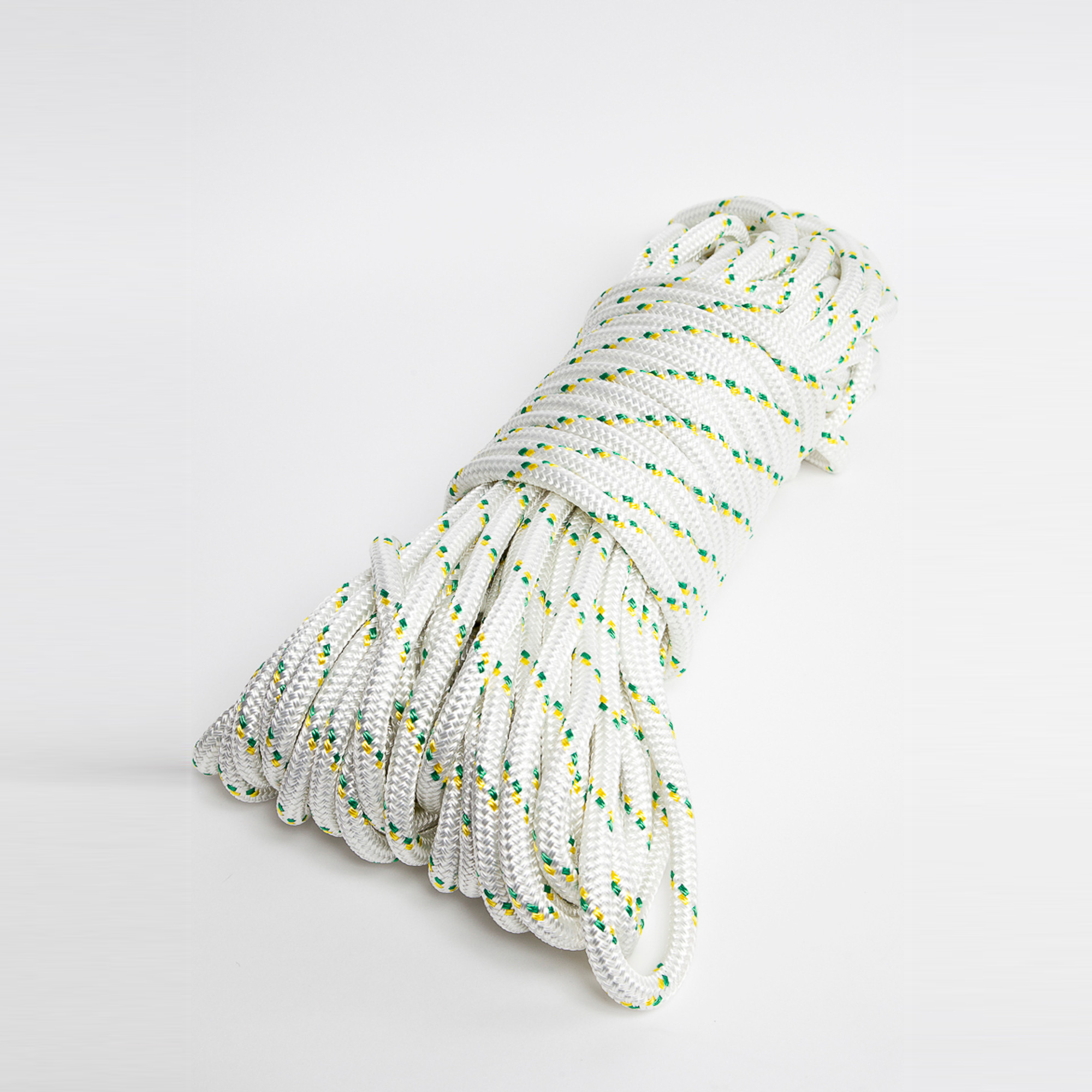 DOUBLE BRAIDED POLYESTER ROPES - 12MM X 50M WITH BAG | For Hire - HTC