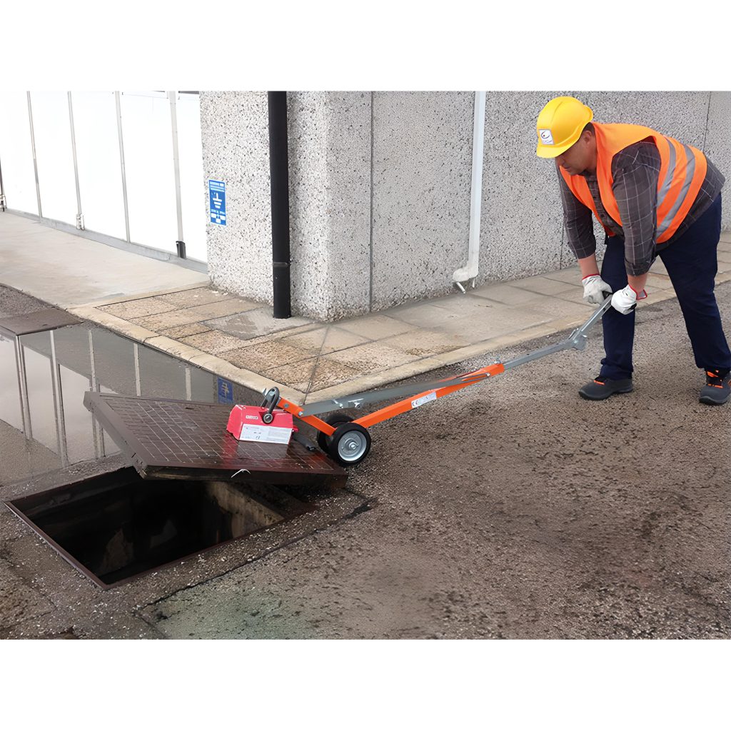 Hooks For The Mechanical Opening Of Manholes With Wheeled Levers APS90 ...