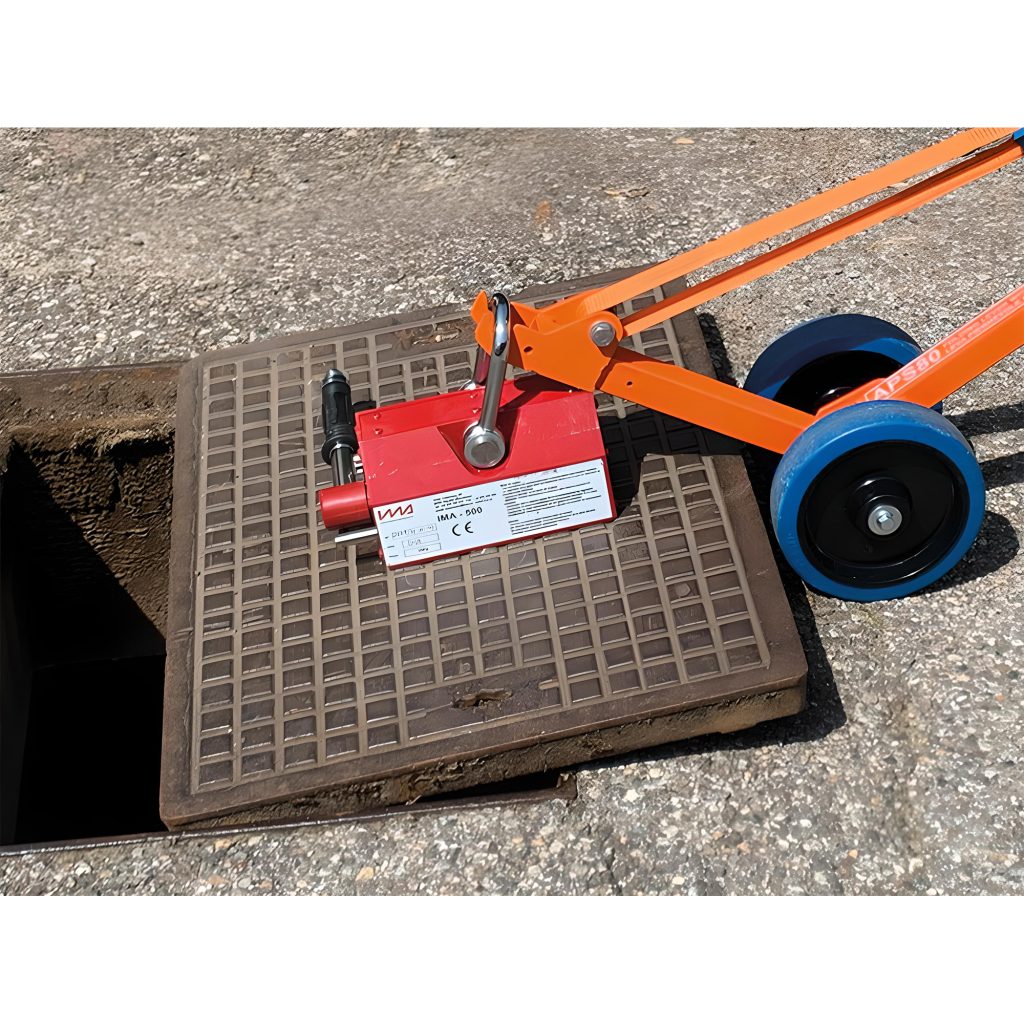 Hooks For The Mechanical Opening Of Manholes With Wheeled Levers APS90 ...