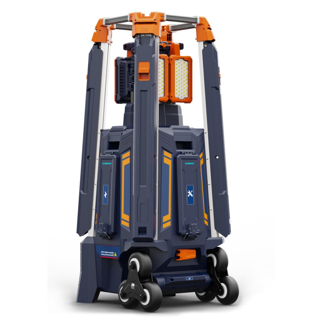 Coming TL-500 Portable Rechargeable Light Tower 5.3m Tall (Three ...